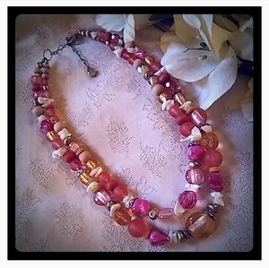 Ruby Rd. | Jewelry | Vintage Ruby Rd Multishaped Beads Necklace | Poshmark